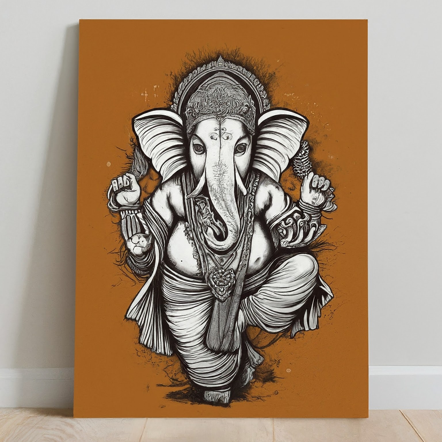 Lord Ganesh Wall Poster Sticker 2 Siddhi Vinayaka Portraits and Cards ...